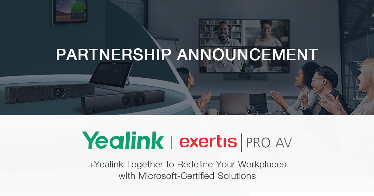 Yealink Announces Exertis Pro AV as Local Distributer in Benelux of Microsoft-Certified ...