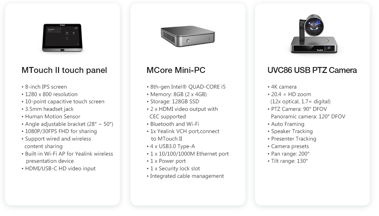 Yealink MVC860 - Microsoft Teams Rooms System for Medium and Large ... Yealink MVC860 - Microsoft Teams Rooms System for Medium and Large ...